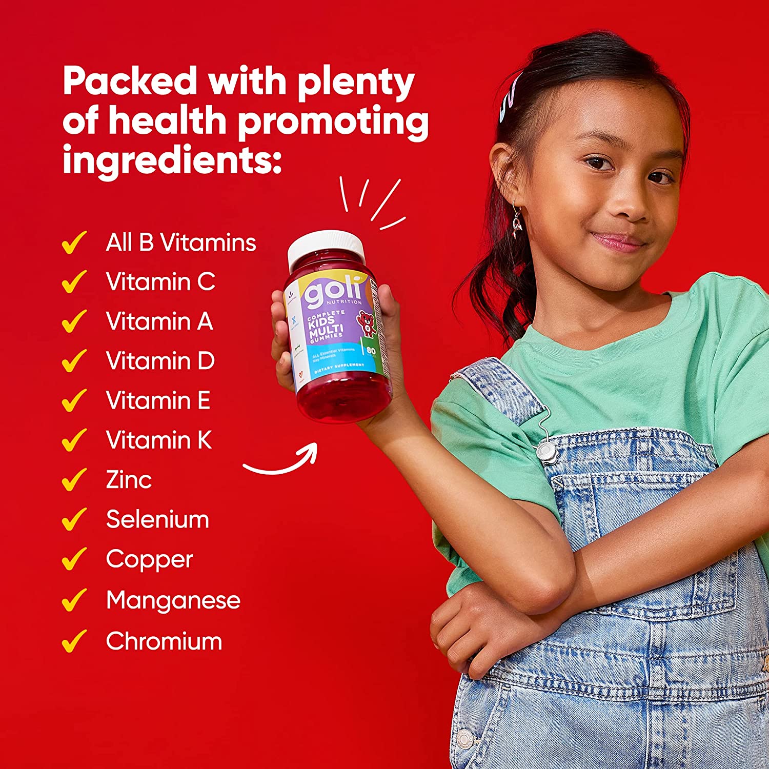 Goli Kids Multivitamin Gummy – 80 Count – Nutrition More