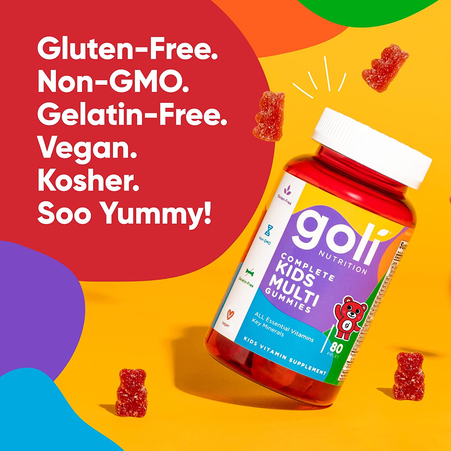 Goli Kids Multivitamin Gummy – 80 Count – Nutrition More